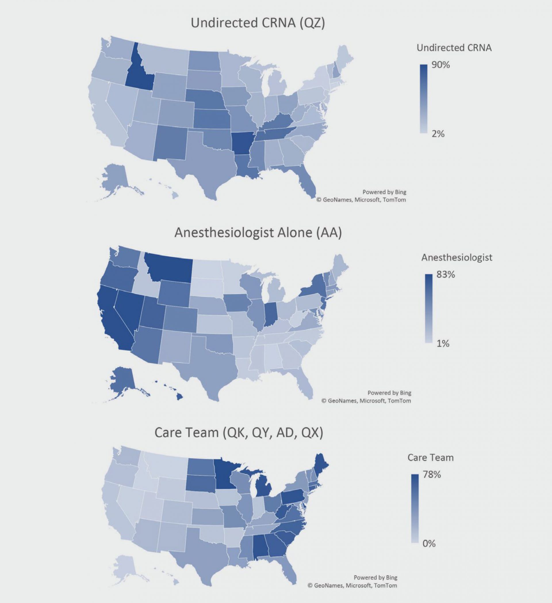 Practice Model Trends in Medicare Payments Across States and Regions - SNAP
